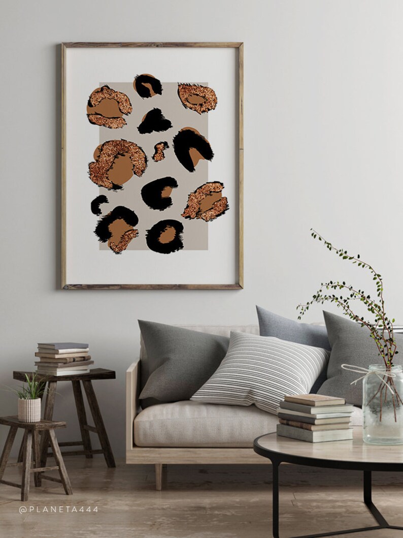Leopard Print, Glitter Leopard, Animal Prints, Leopard Wall Art, Big ...