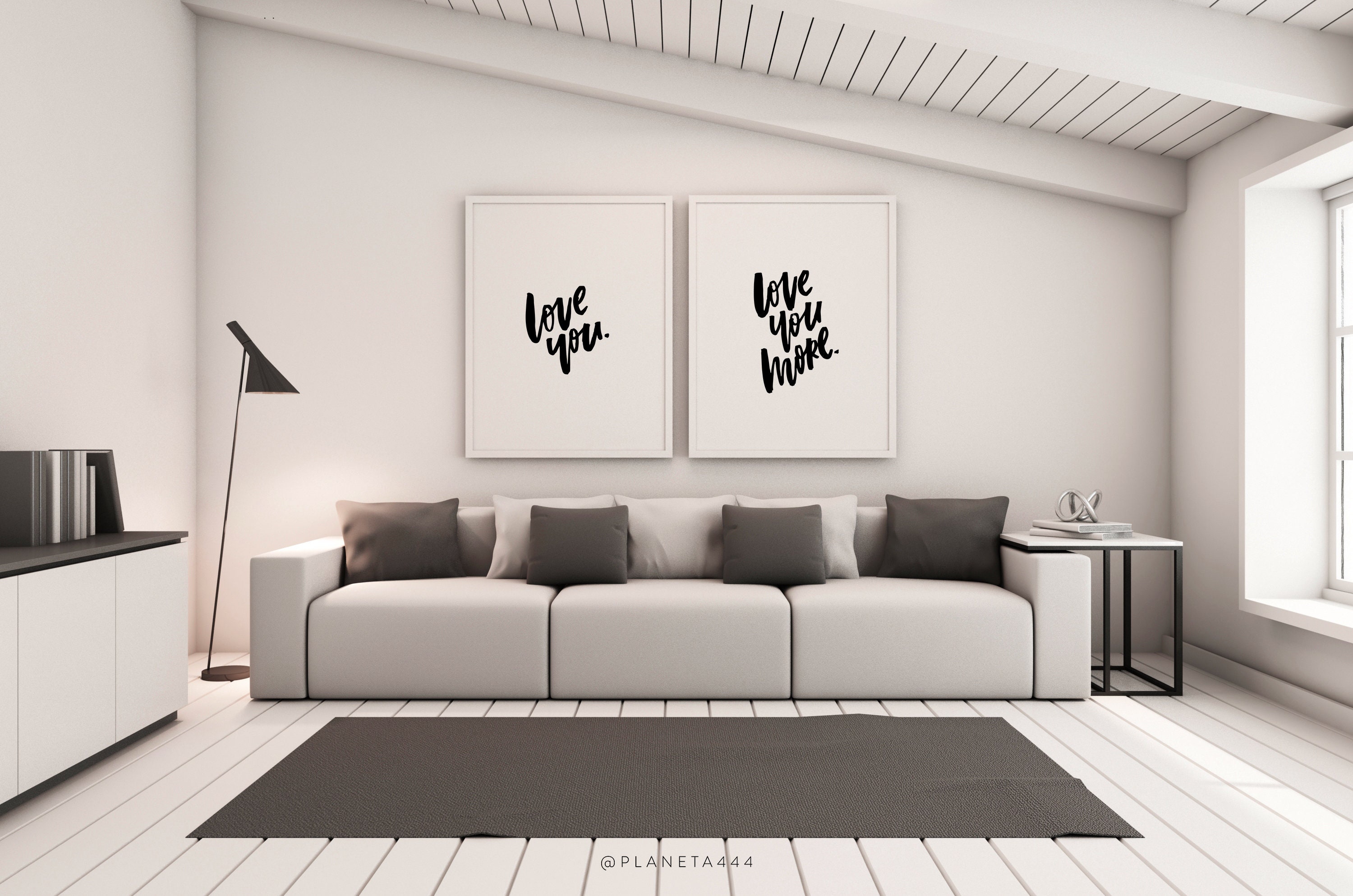 Love You More, Mr and Mrs, Bedroom Prints, Set of 2 Posters, Couple ...