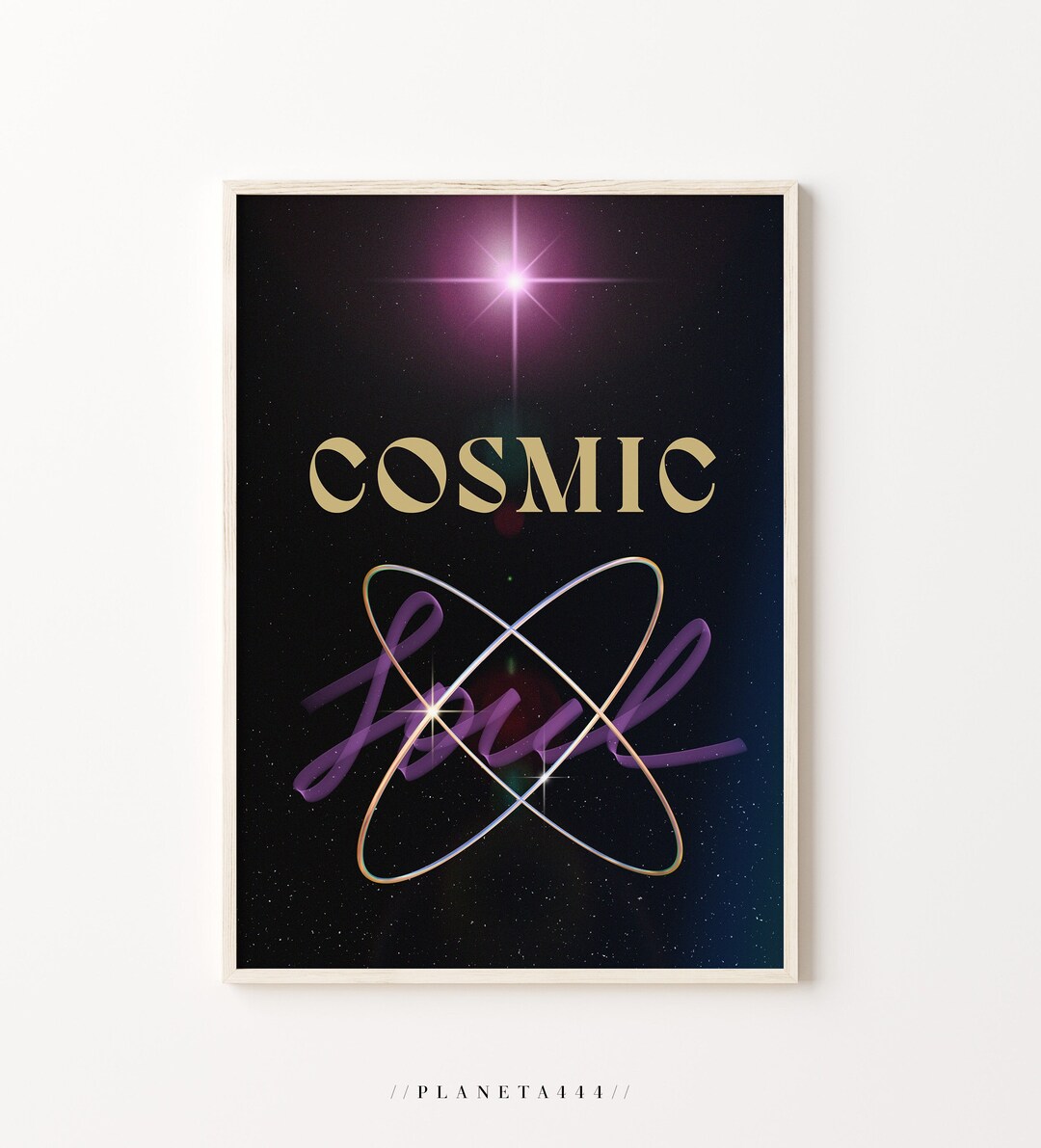 Cosmic Soul Art Print 3D Universe Poster Futuristic Multiverse Artwork ...