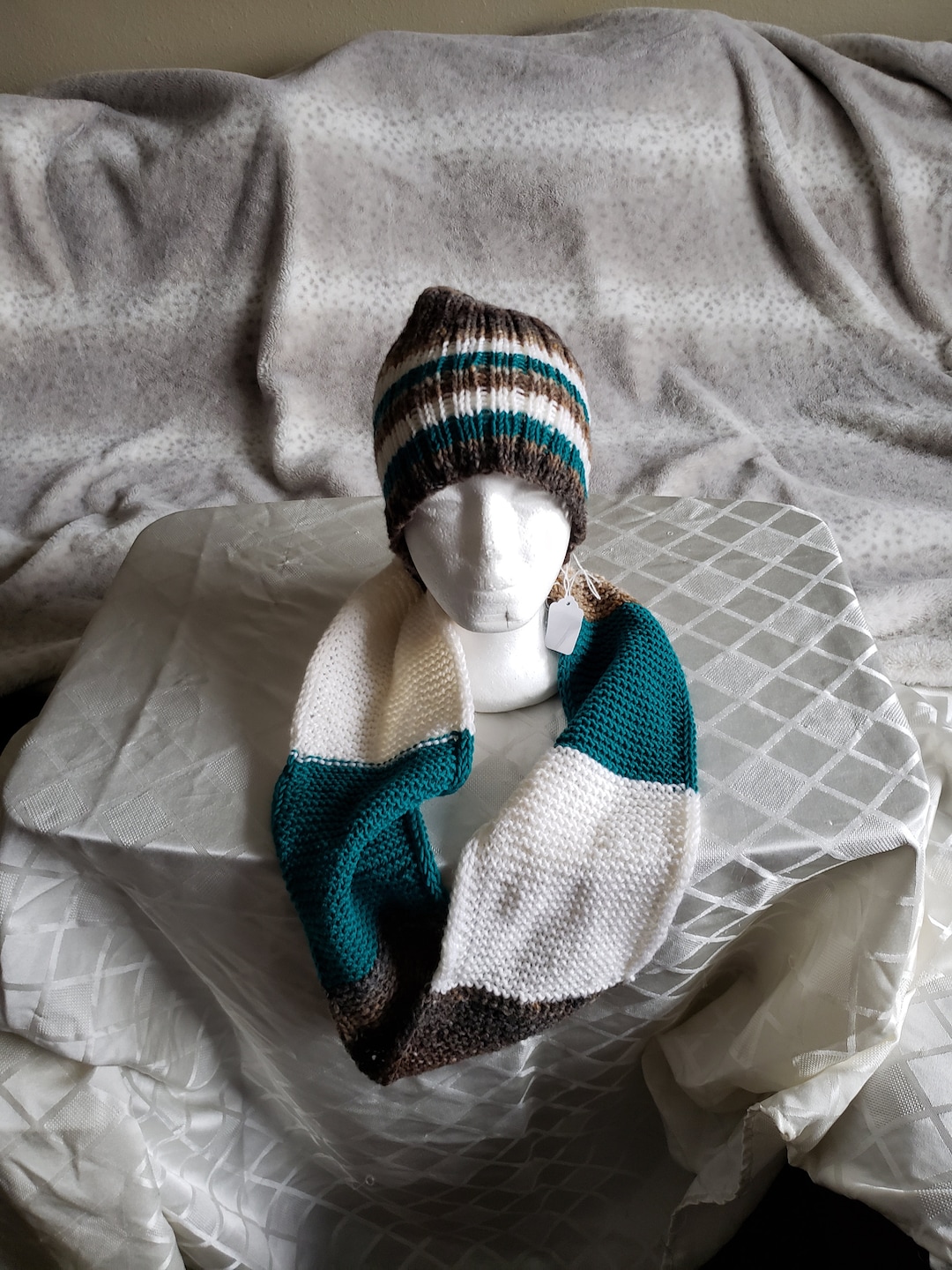 Infinity Scarf and Hat Set - Etsy