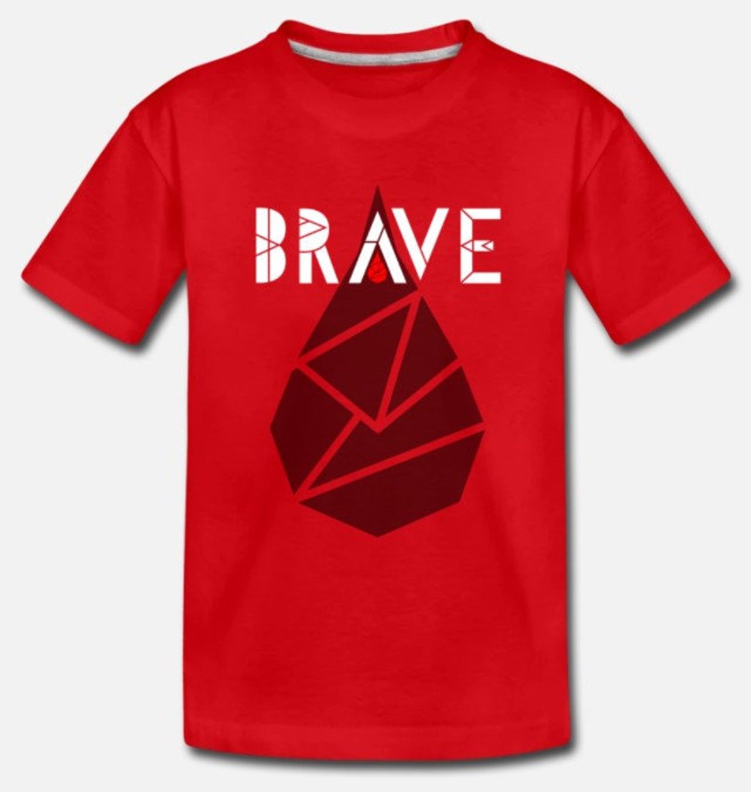 Kid T-shirt-brave Red - Bleeding Disorders Awareness T-shirt - Etsy