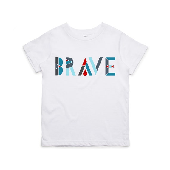 BRAVE Kid T-shirt Bleeding Disorders Awareness T-shirt | Etsy