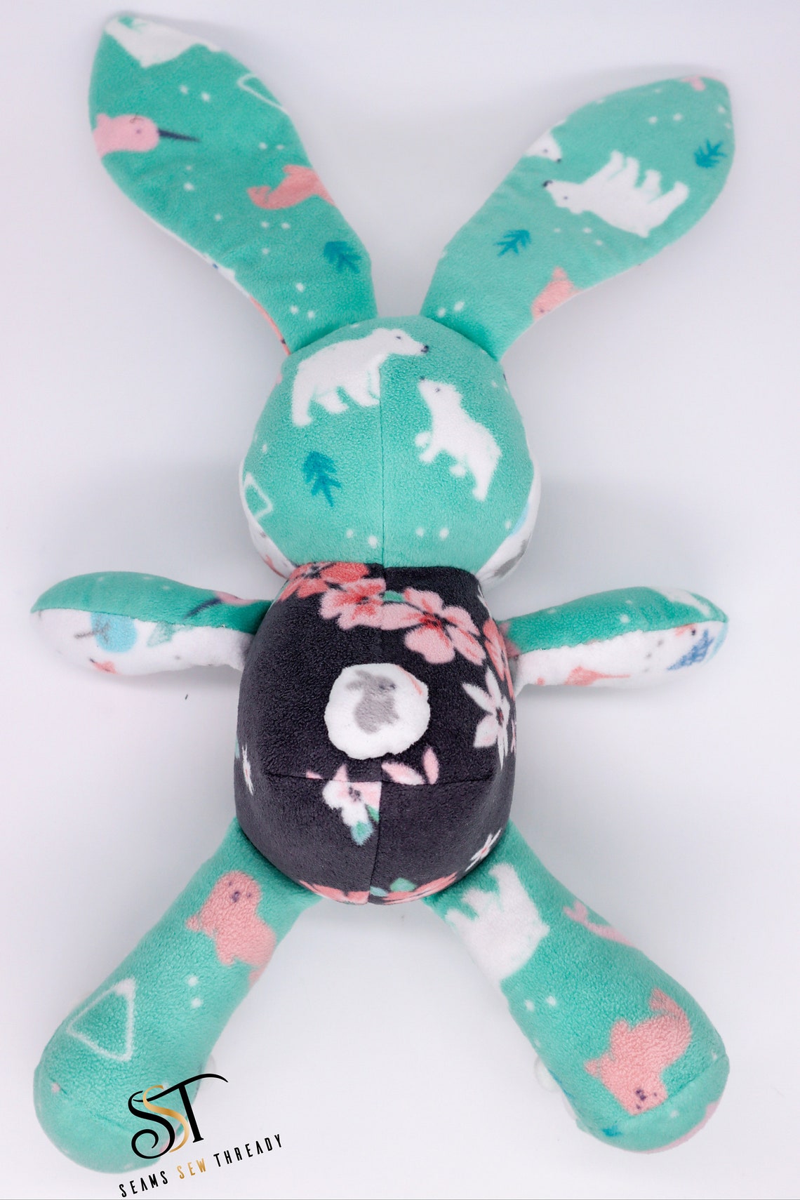 Keepsake Bunny Rabbit Memory Bear / Personalized Stuffed | Etsy