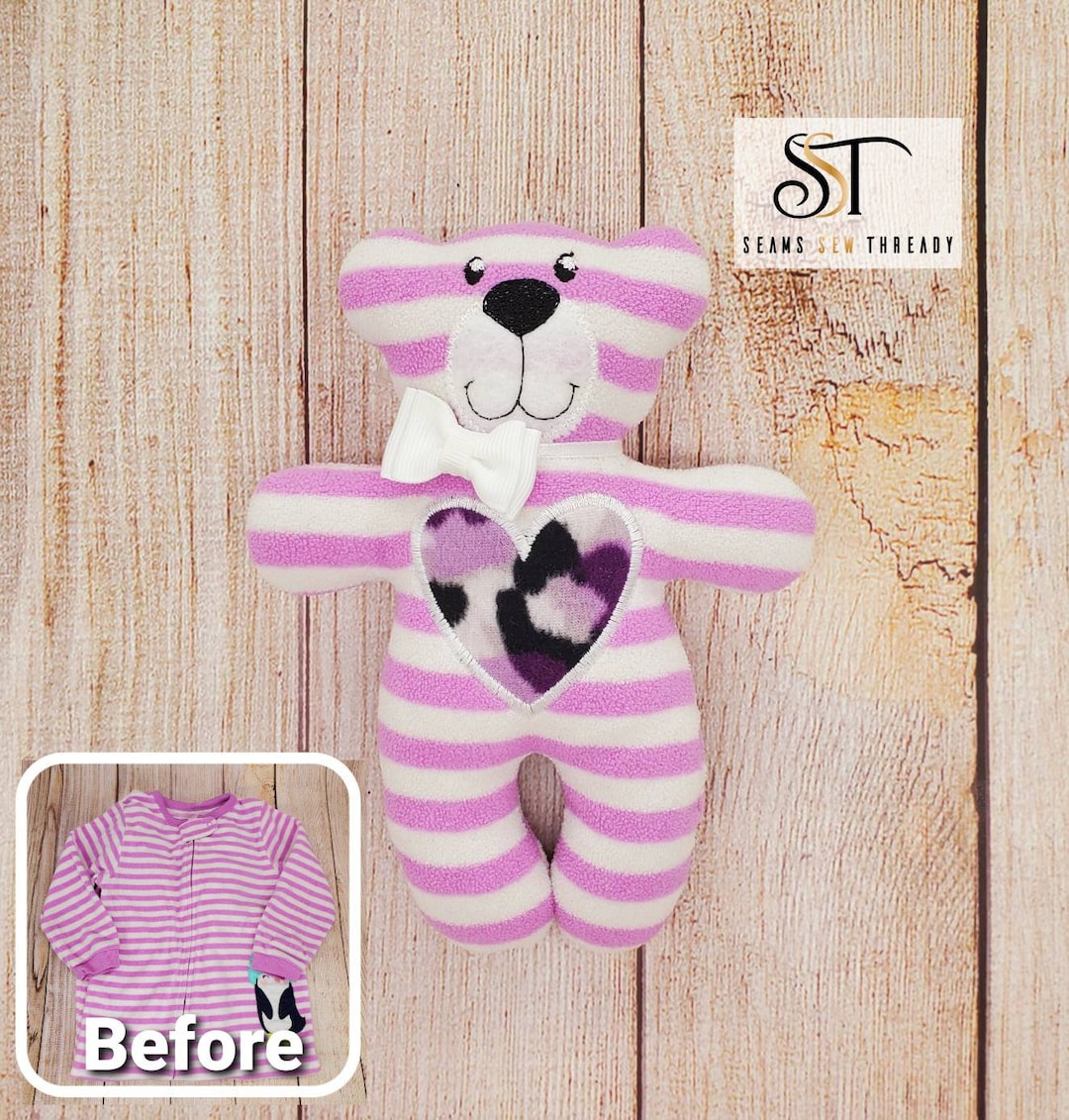 Mini Memory Bears - Little Bears - Keepsake Stuffed Animals - Handmade From Baby Onesies ...