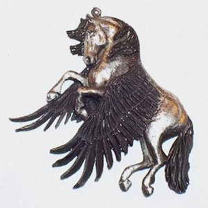 New Design Black Pegasus Raven Black | Etsy