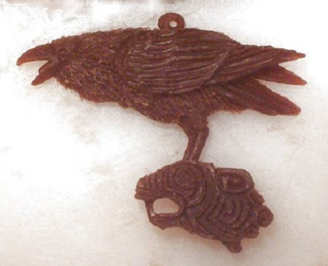 New Design ... Raven Pendent......viking Raven - Etsy