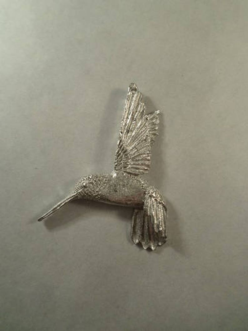 Ruby-throated Hummingbird pendant New Design - Etsy