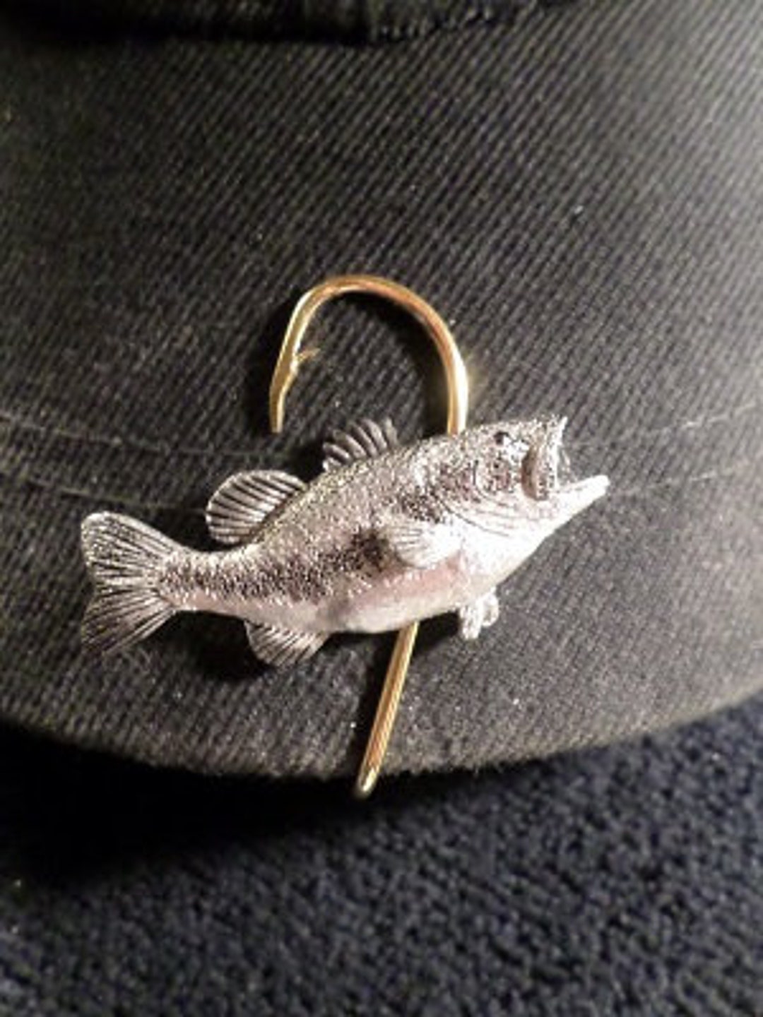 New Largemouth Bass Fish Hat Hook - Etsy