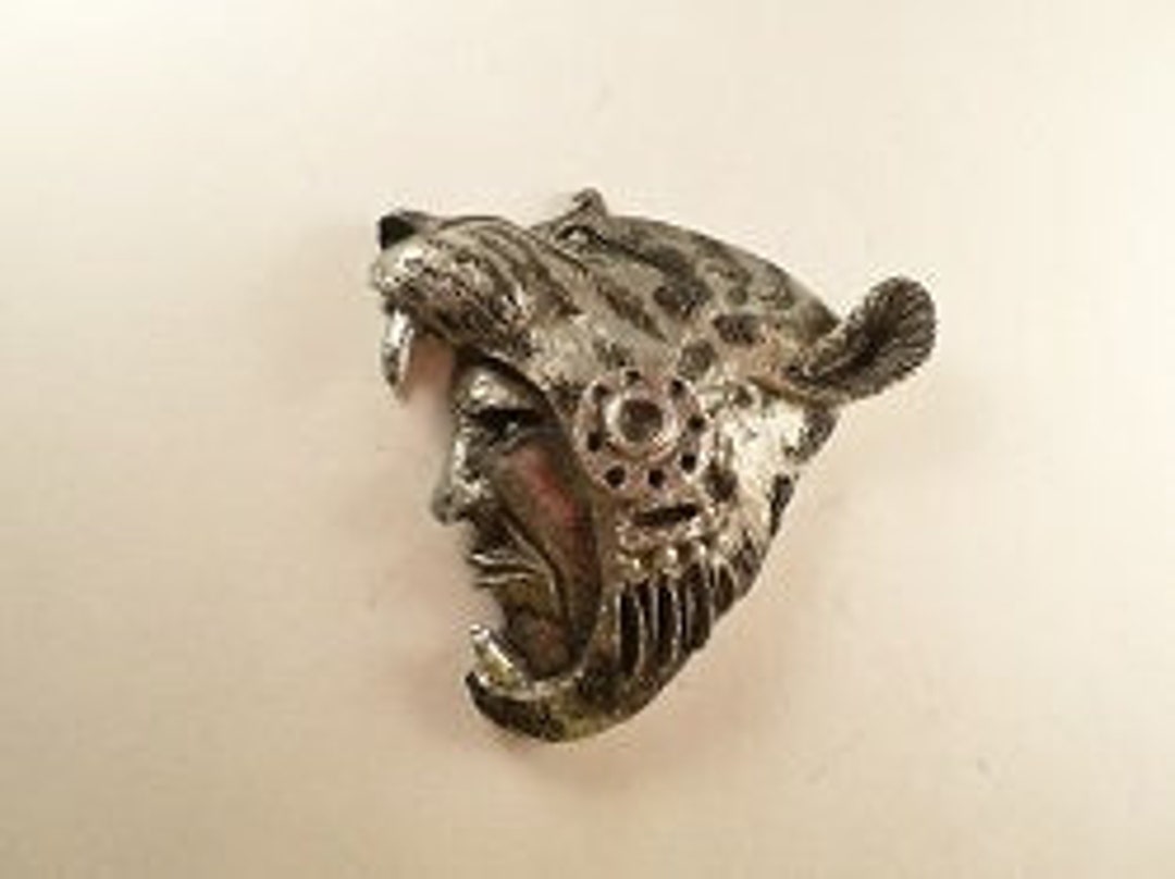 New Aztec Jaguar Warrior Pendent - Etsy