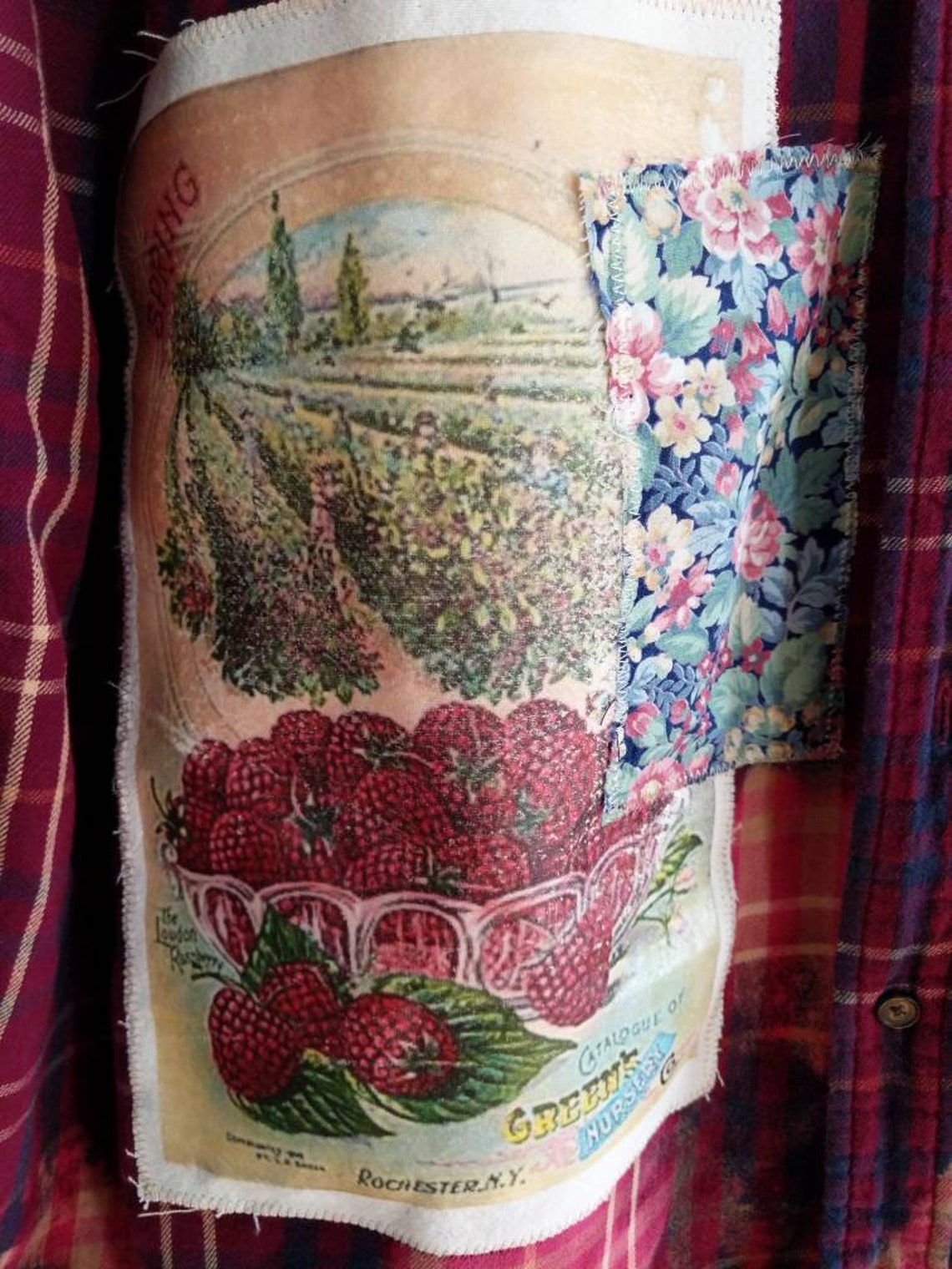 Bleach Distressed Flannel Shirt Men's Size 2XLT Flowers - Etsy