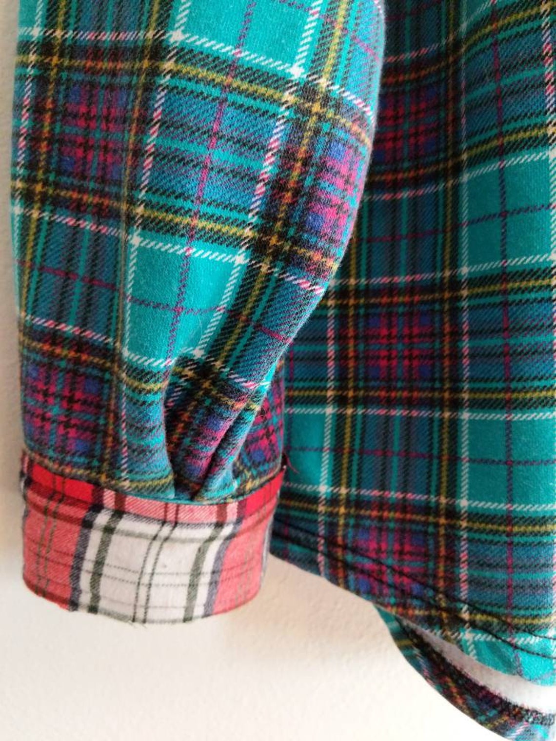 Upcycled Clothing Custom Fleece Shirt Flannel Patches Butterfly Back ...