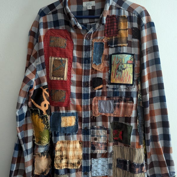 Upcycled Flannel Shirts - Etsy