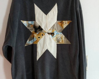 Cat Fleece Jacket - Etsy