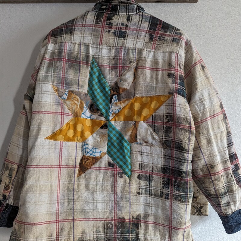 Bleached Flannel - Etsy