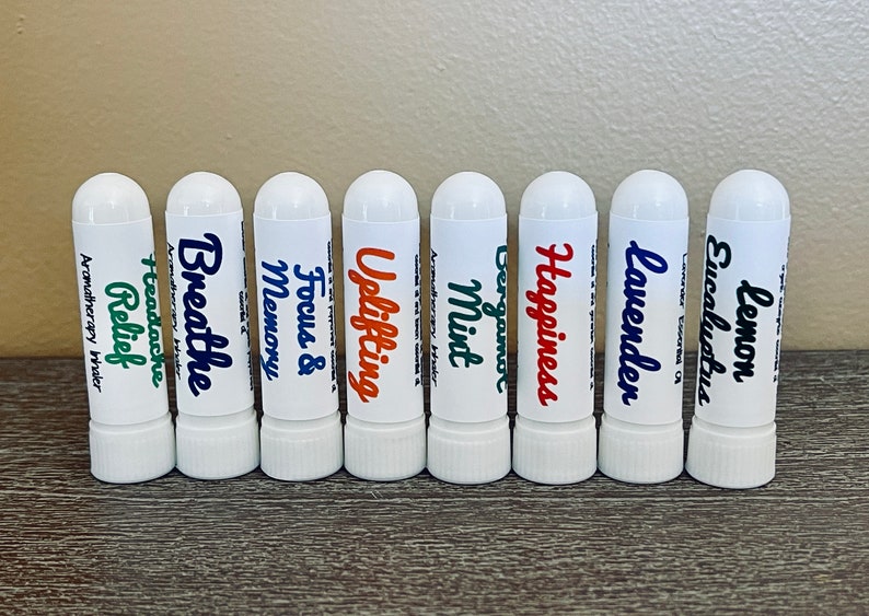 Aromatherapy Inhalers - Essential Oil Nasal Inhaler - Uplifting ...