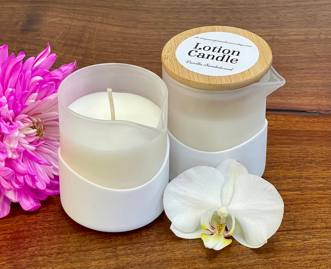 Lotion Candle - Massage Candle - Natural Skincare - Anniversary Gifts ...