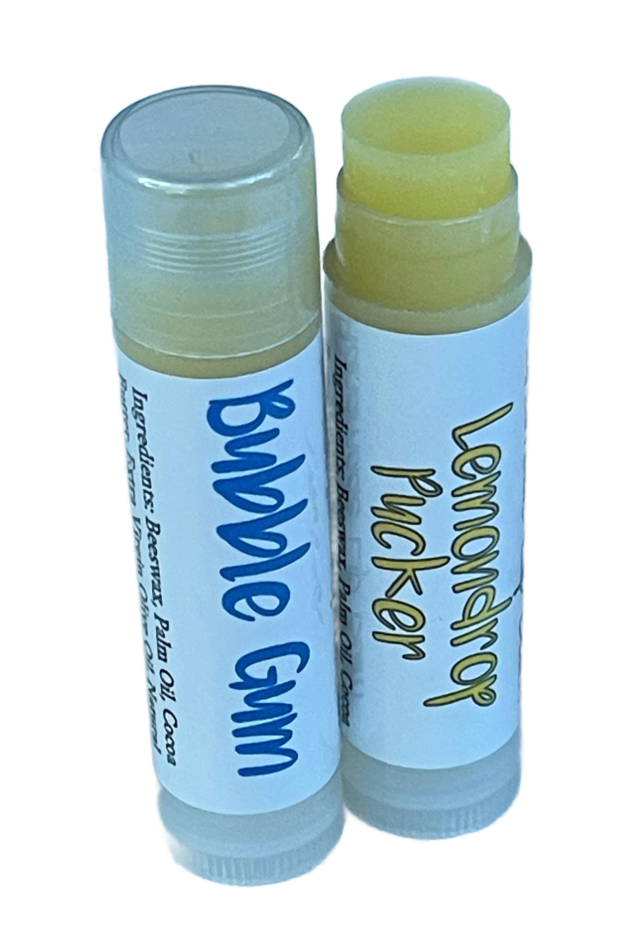 Natural Beeswax Lip Balm - Handmade Moisturizing Chapstick in Various ...