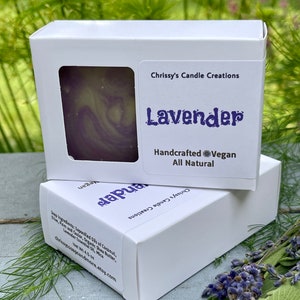Lavender Bar Soap: Organic Shea Butter, Handcrafted Herbal Soap - Etsy