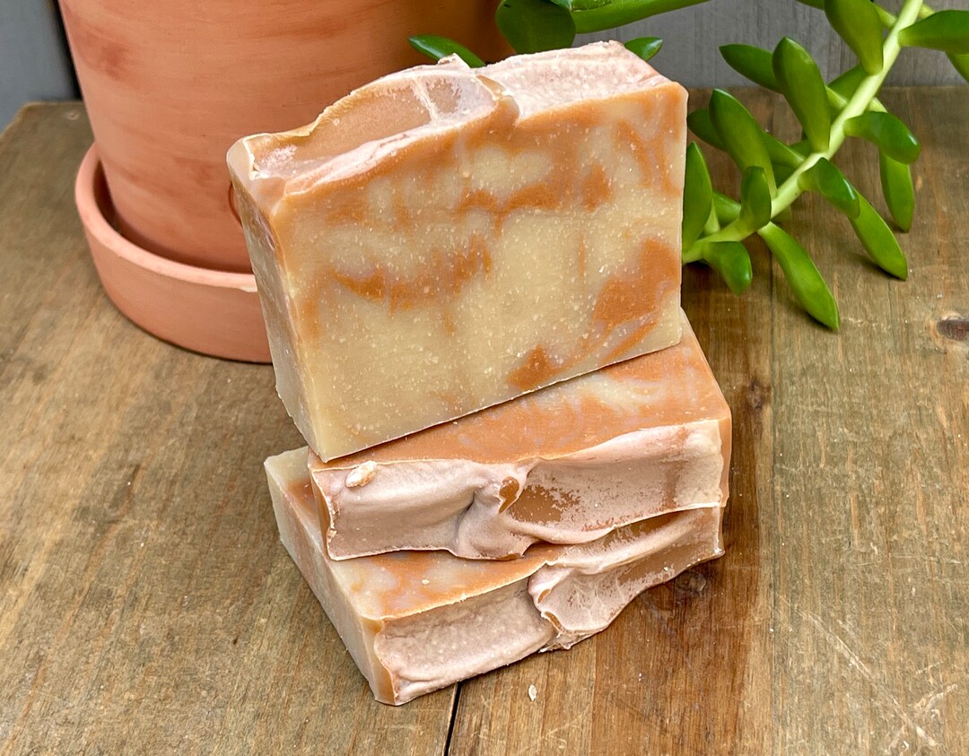 Vanilla Sandalwood Handmade Bar Soap Organic Shea Butter Soap Cold ...
