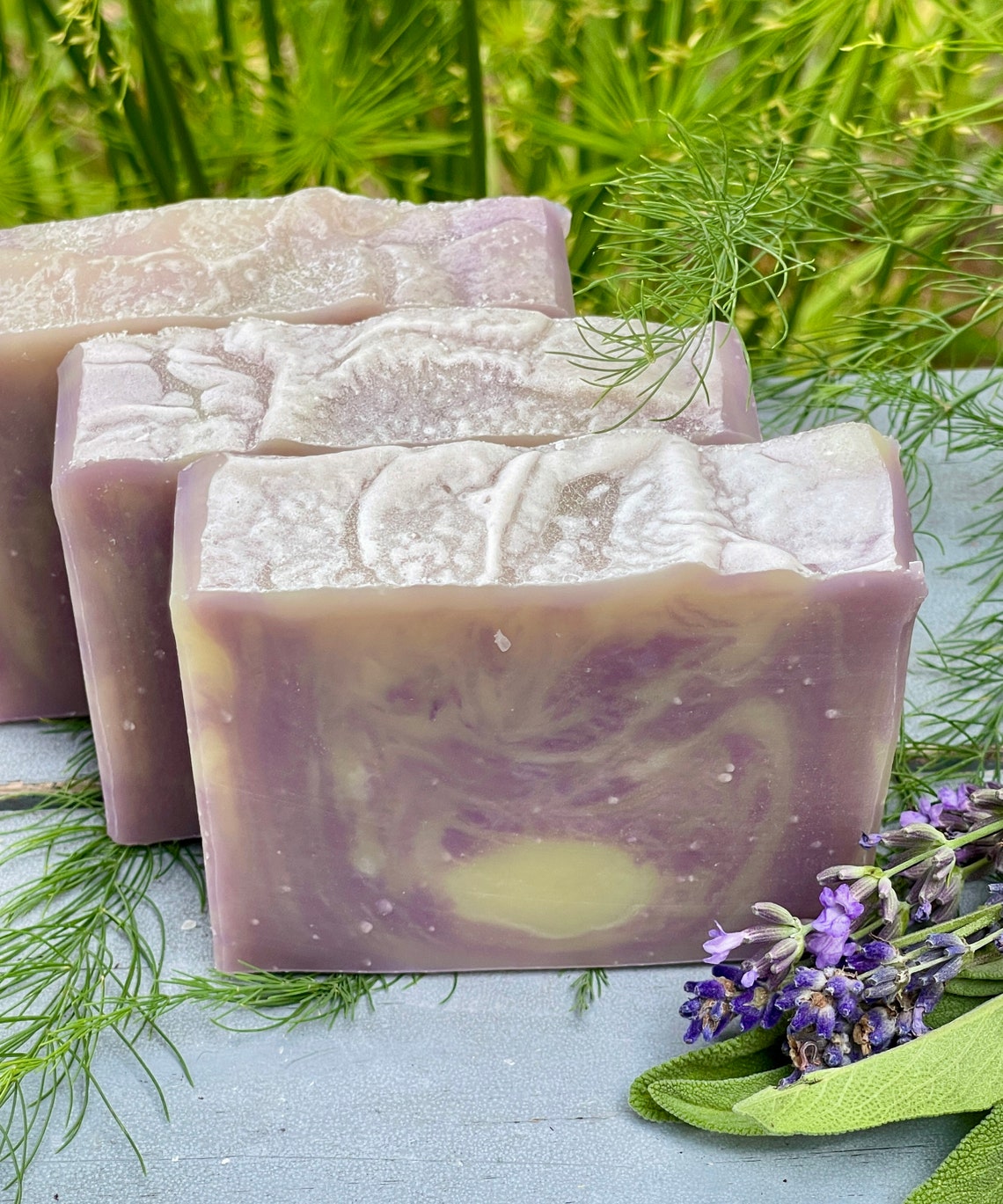 Lavender Bar Soap: Organic Shea Butter, Handcrafted Herbal Soap - Etsy
