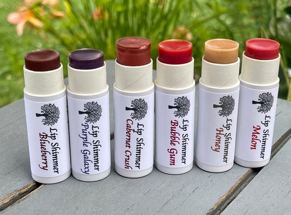 Jumbo Tinted Flavored Lip Balm Eco Friendly Recyclable Natural Lip Shimmer Lip Gloss Moisturizing Etsy