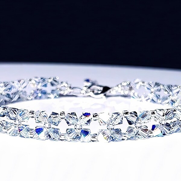 Handmade Crystal Bracelet - Etsy