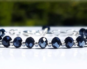 Bracelet Dark Blue | Etsy