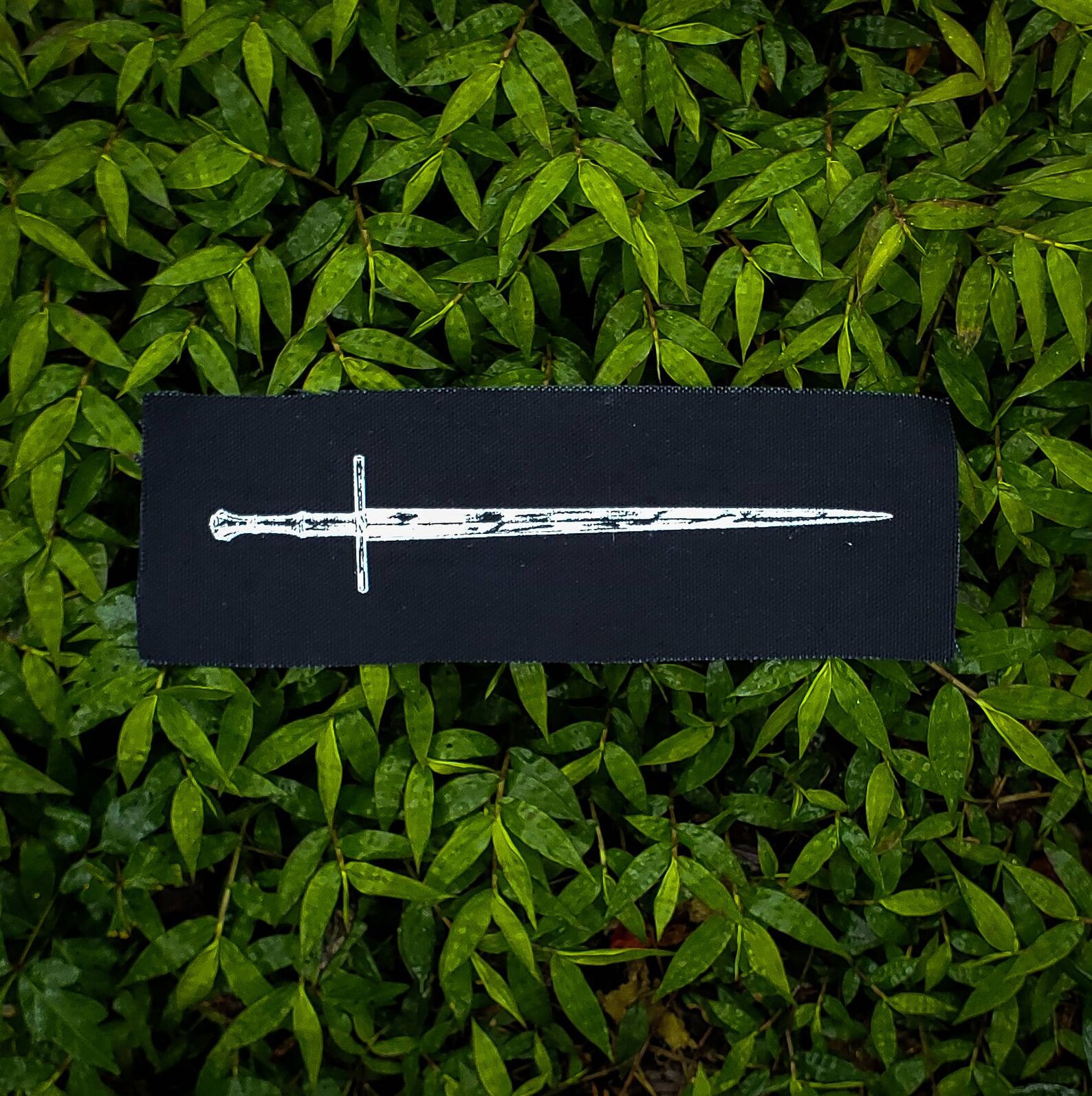 Longsword Canvas Screenprinted Canvas Patch Patches Sew on - Etsy