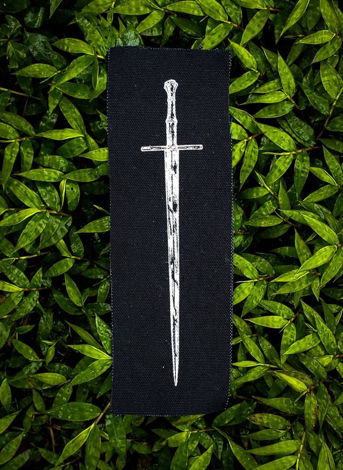 Longsword Canvas Screenprinted Canvas Patch Patches Sew on - Etsy