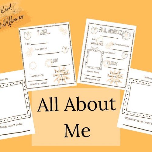 All About Me Meet the Student Printable Comic Style - Etsy
