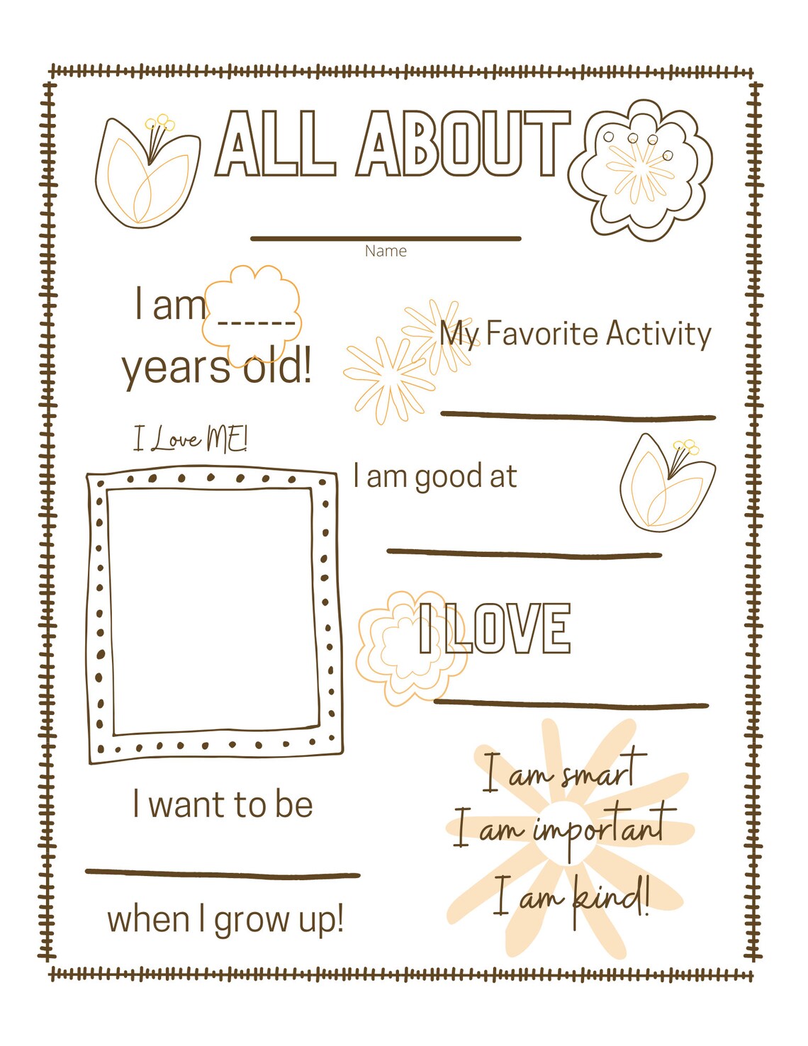 All About Me - Etsy