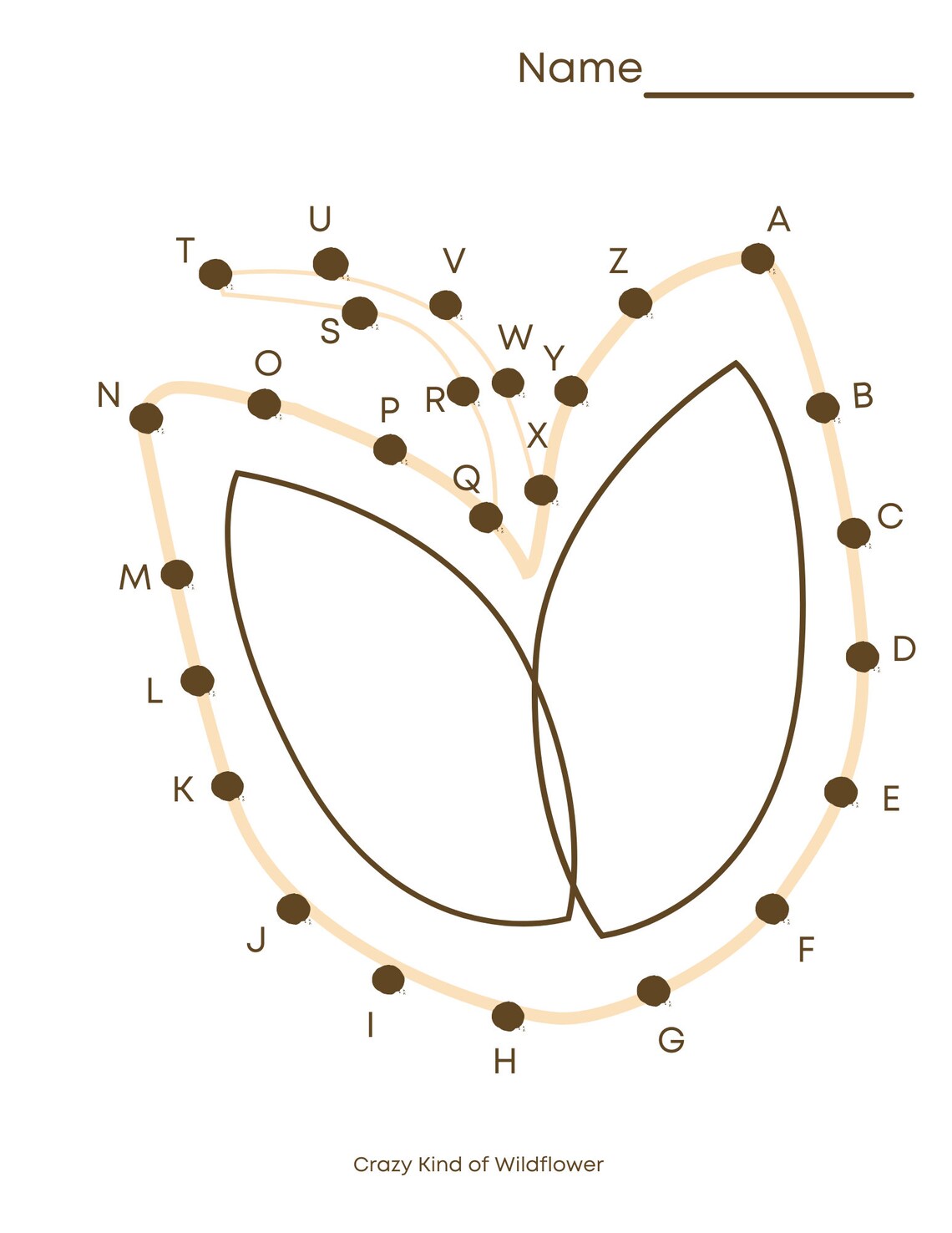 ABC Connect the Dots - Etsy