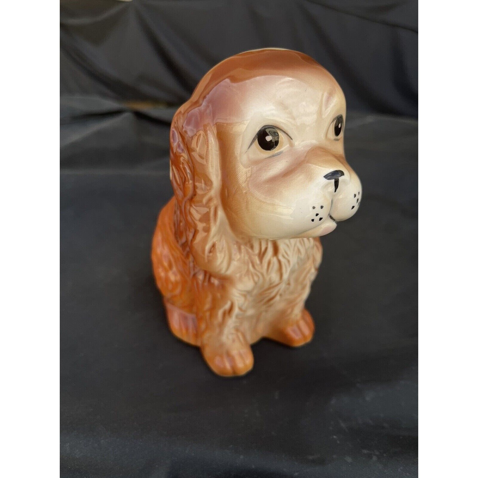 Vintage Cocker Spaniel Dog Planter Big Eyes Mid Century - Etsy