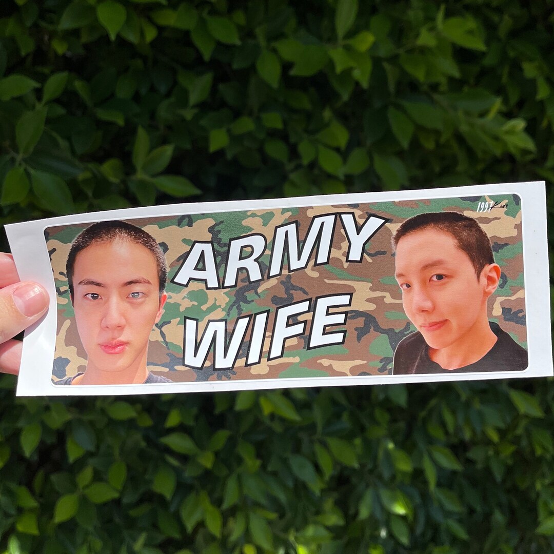 ARMY WIFE (bumper Stickers) - Etsy