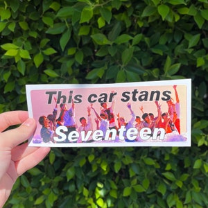 This Car Stans KPOP Fandom (bumper Stickers) - Etsy