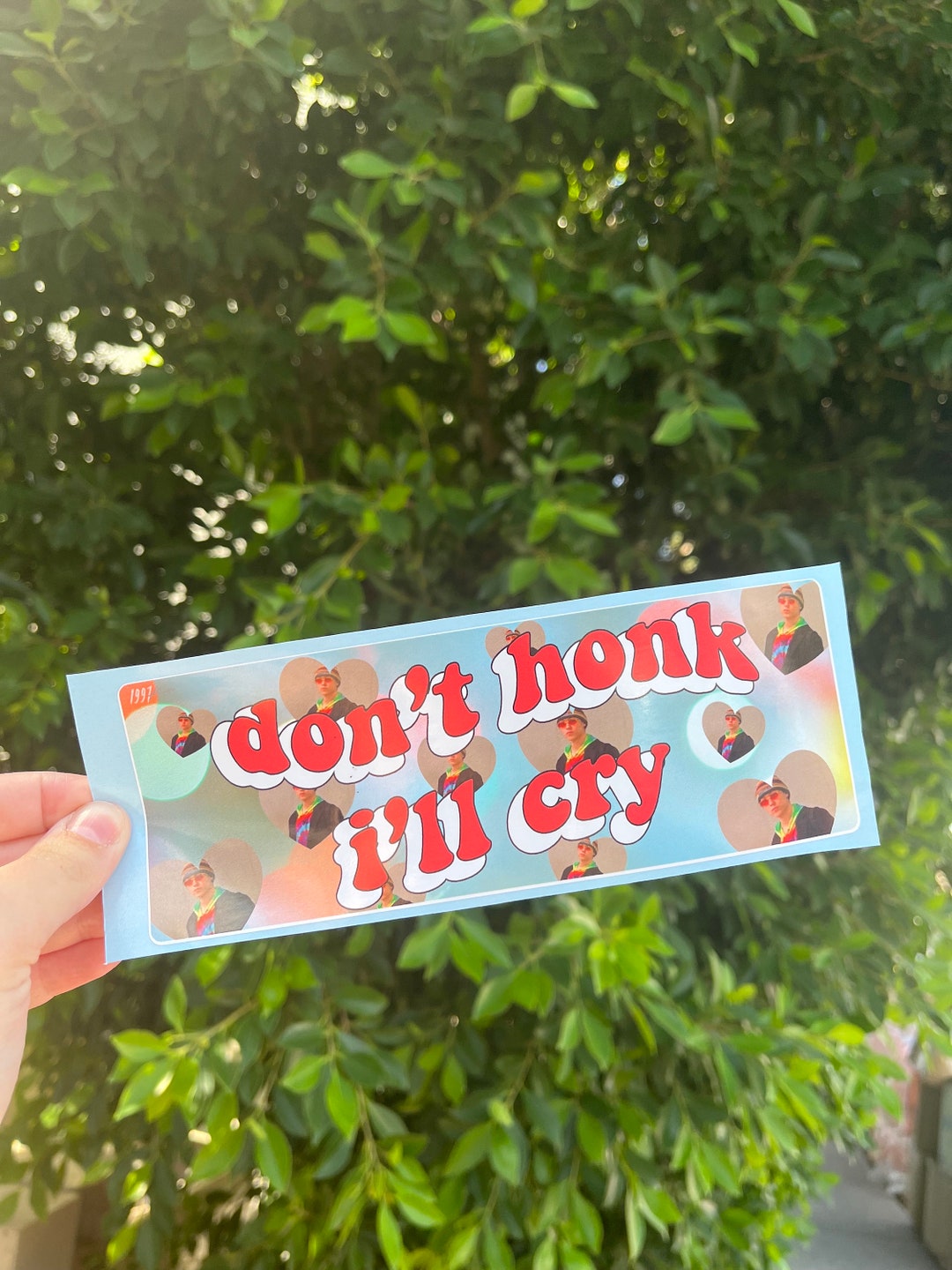 VERNON Dont Honk Ill Cry bumper Stickers - Etsy
