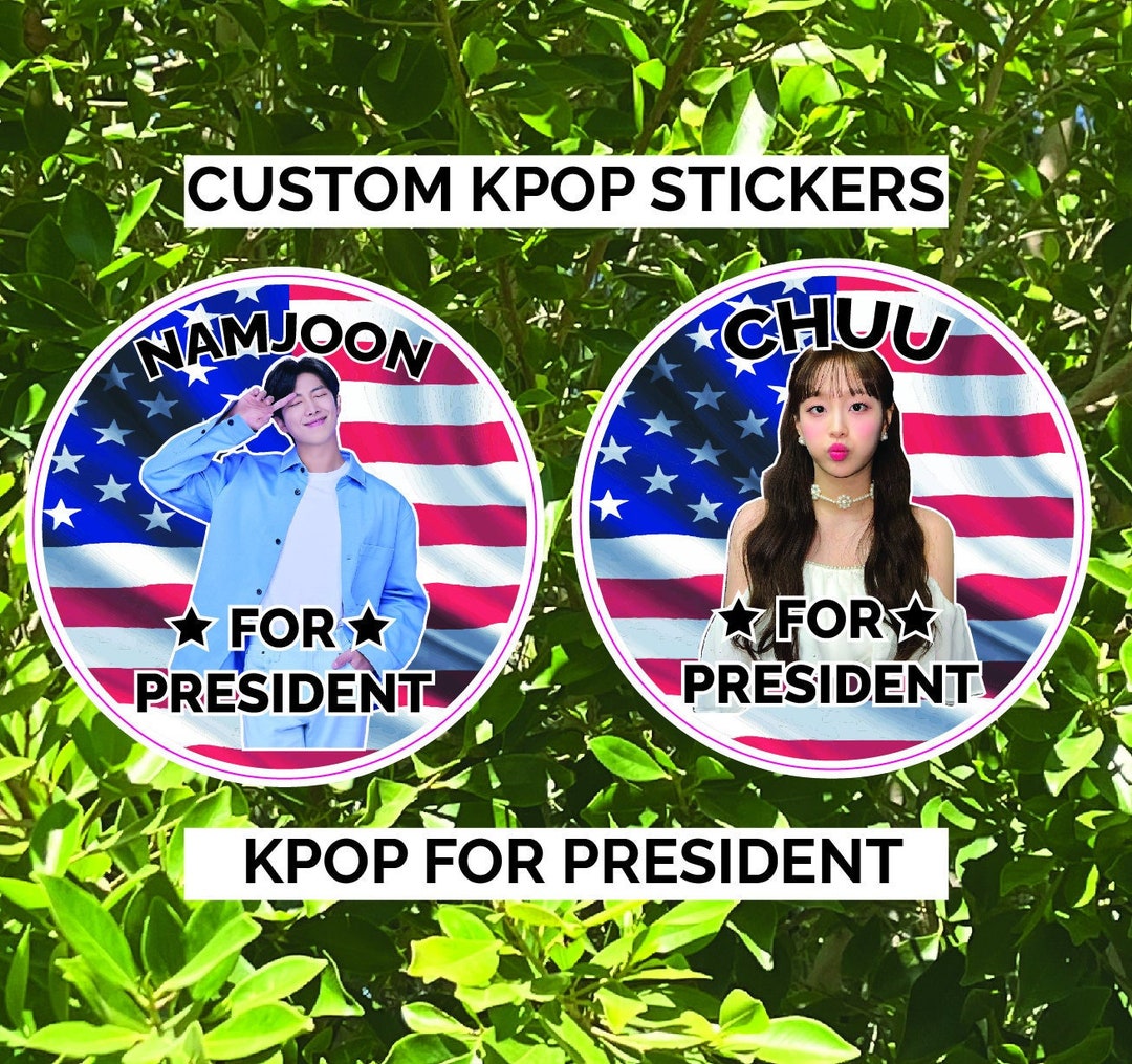 CUSTOM Kpop for President Bumper Sticker - Etsy