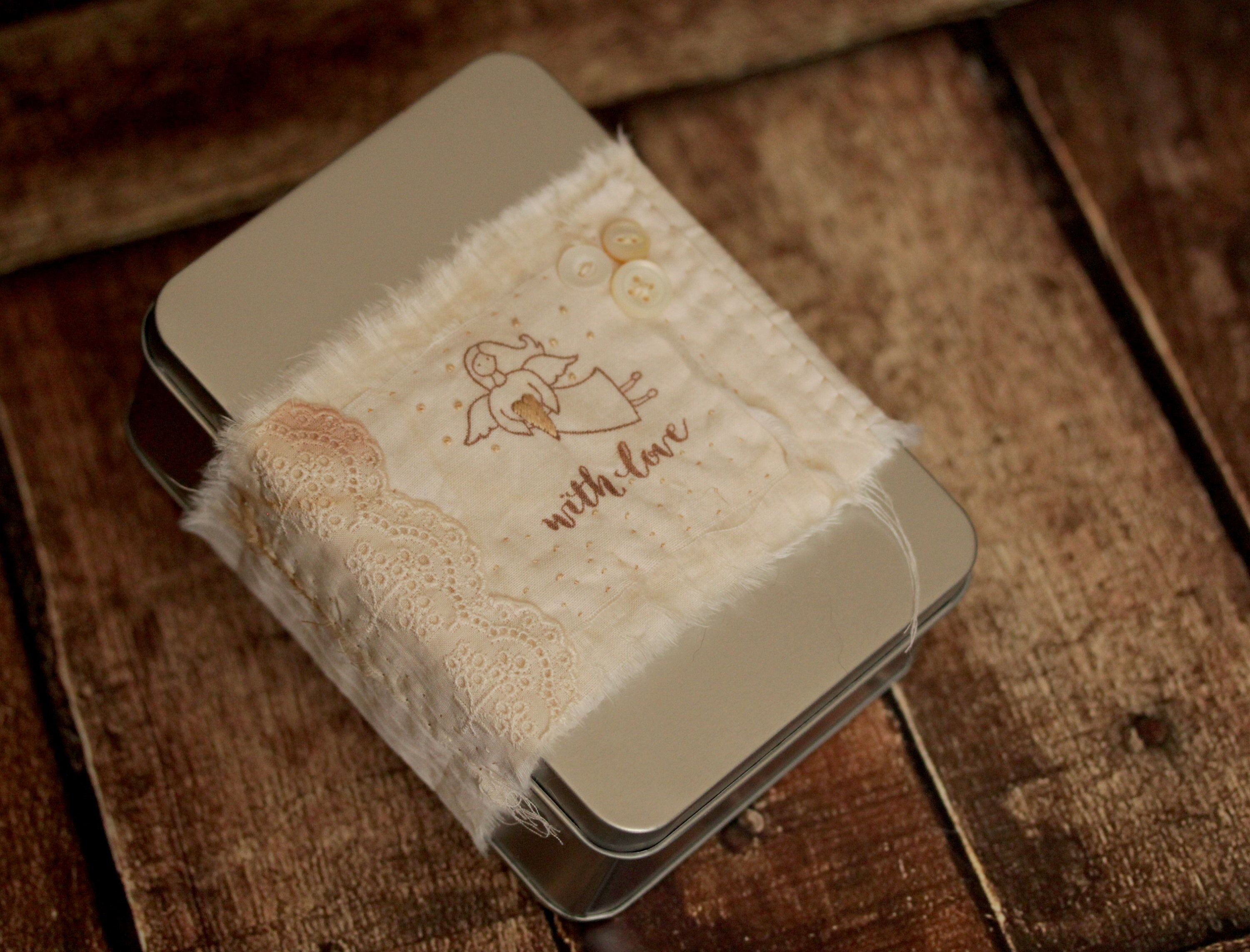 Unique Tin Box, Personalized 10th Anniversary Gift Box, Tin Anniversary ...