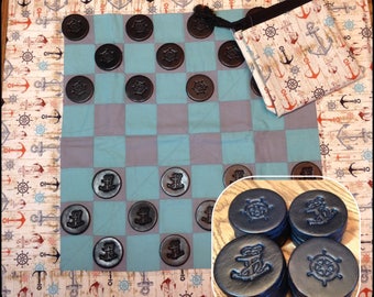 Travel Checkerboard - Nautical - Etsy