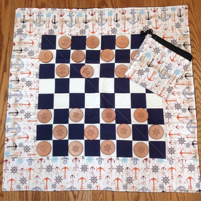 Travel Checkerboard - Nautical - Etsy