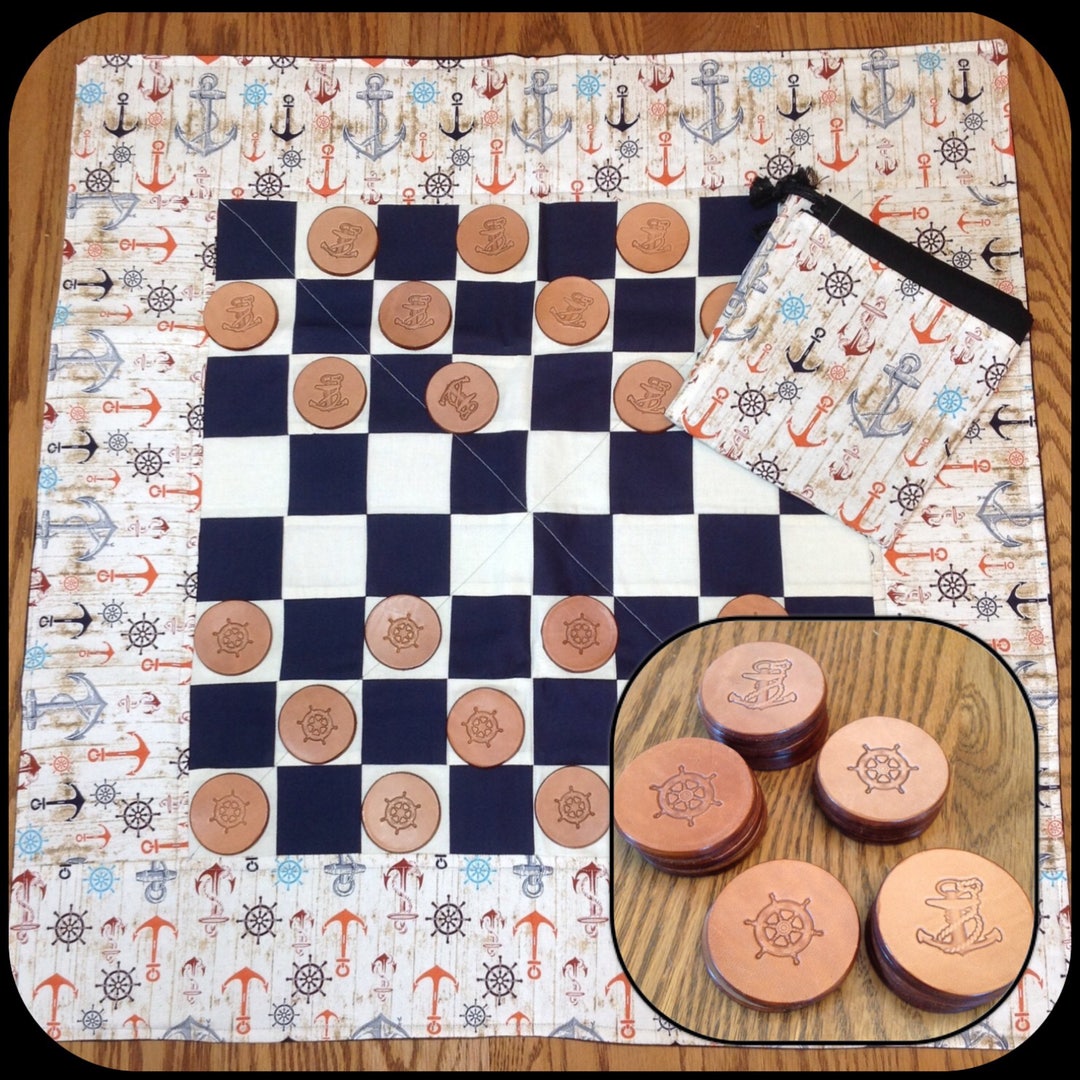 Travel Checkerboard - Nautical - Etsy