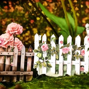 10 Cardstock Stickers. Fences. Wooden Fence. Garden Fence. House Fence ...