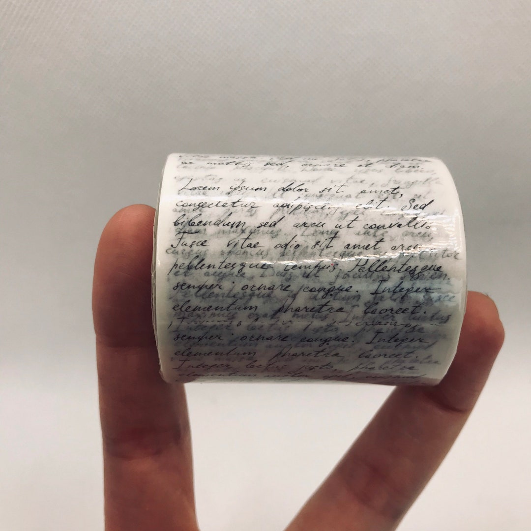Script, Calligraphy, Handwriting Washi Tape, Masking Tape - Etsy