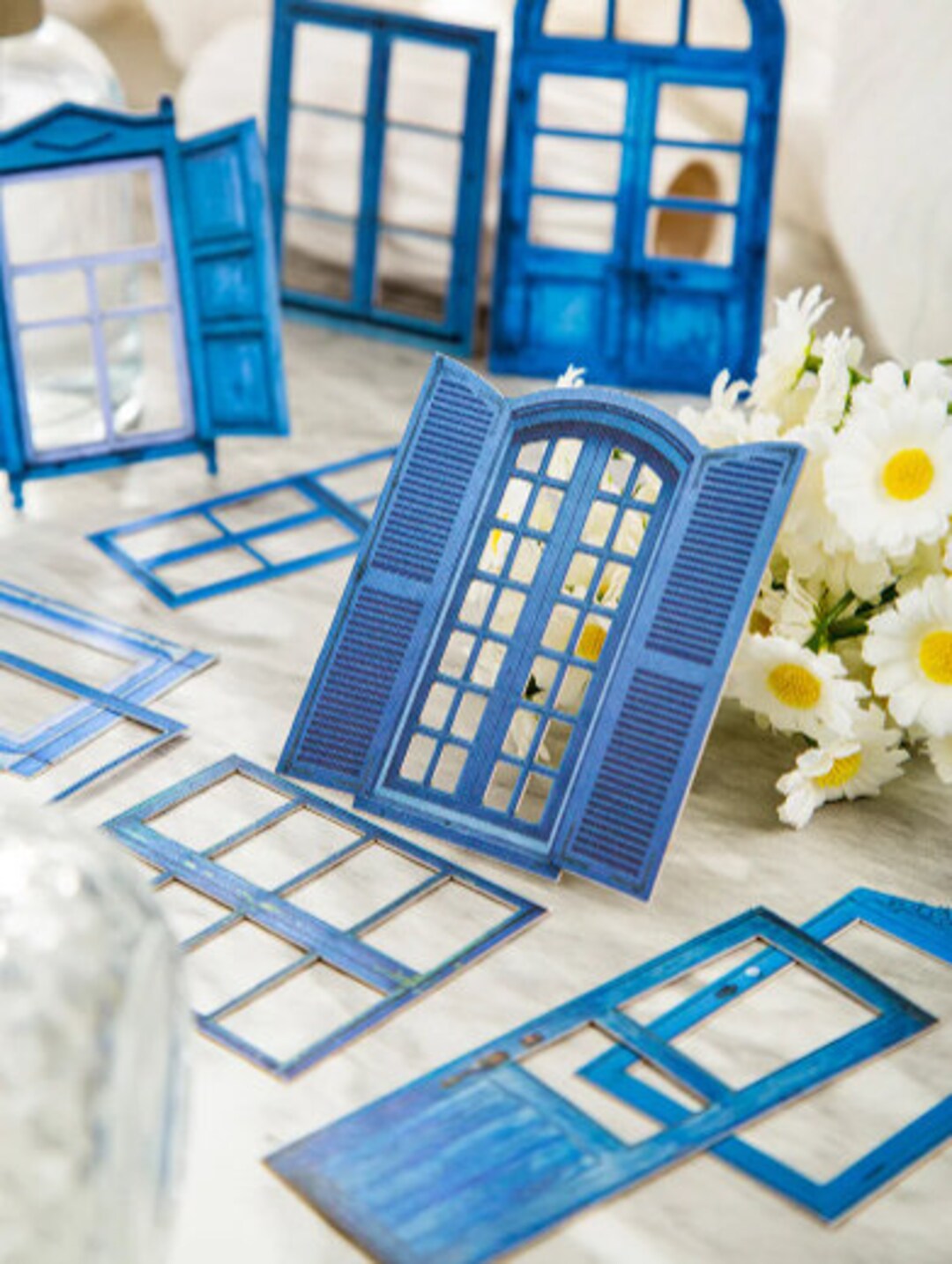 10 Die Cut, Material Paper, Windows. Scrapbooking. Planner. Collage - Etsy