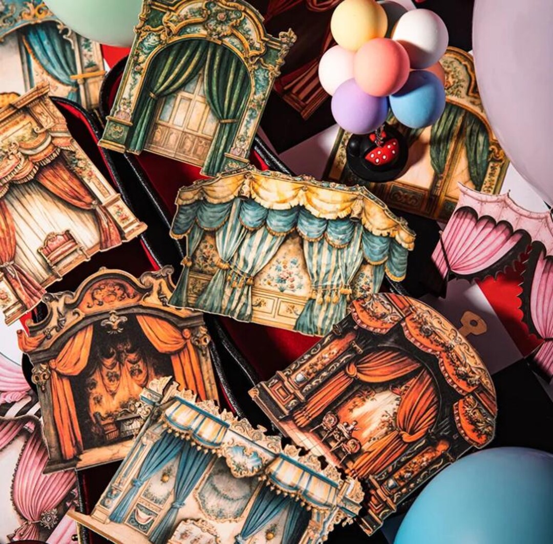 10 Stage, Opera Stage, Ballet Theater, Cardstock, Stickers. - Etsy