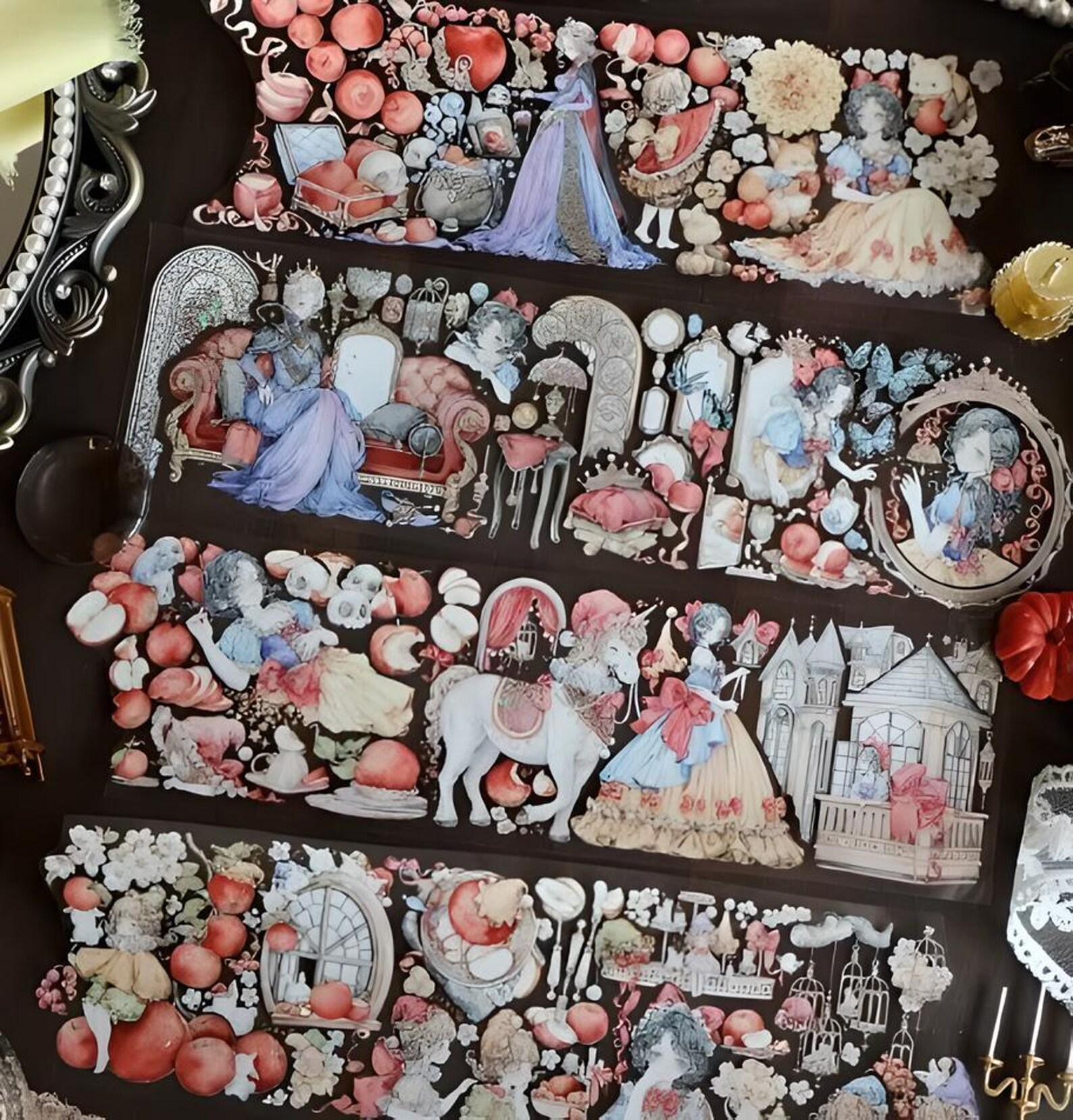 Snow White Book. Snow White. PET Tape. Stickers. Stationery. Fairytale ...