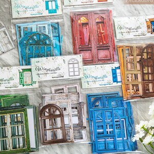 10 Die Cut, Material Paper, Windows. Scrapbooking. Planner. Collage - Etsy