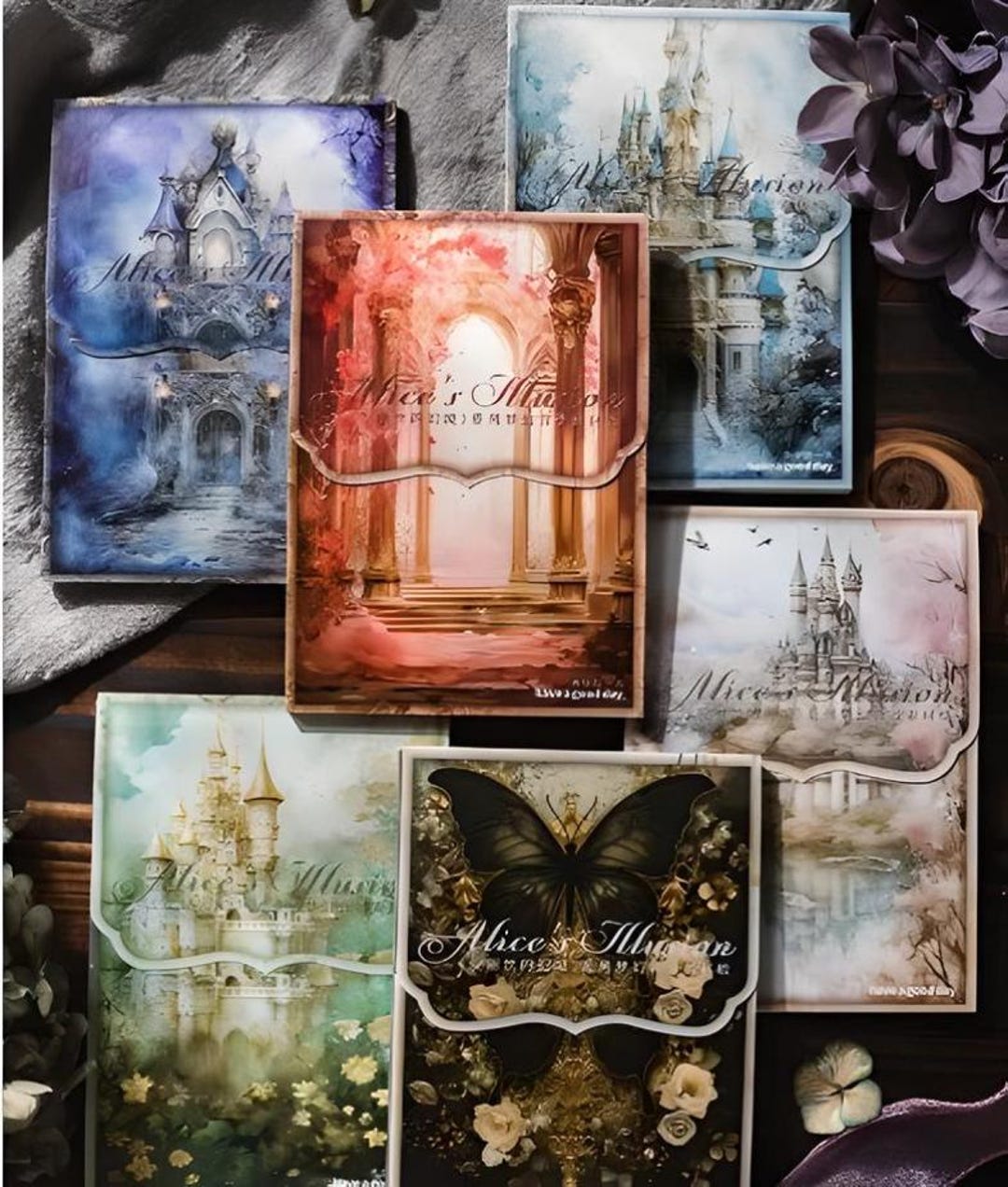 50 Sheets. Material Paper. Decorative Paper. Backgrounds. Fantasy ...