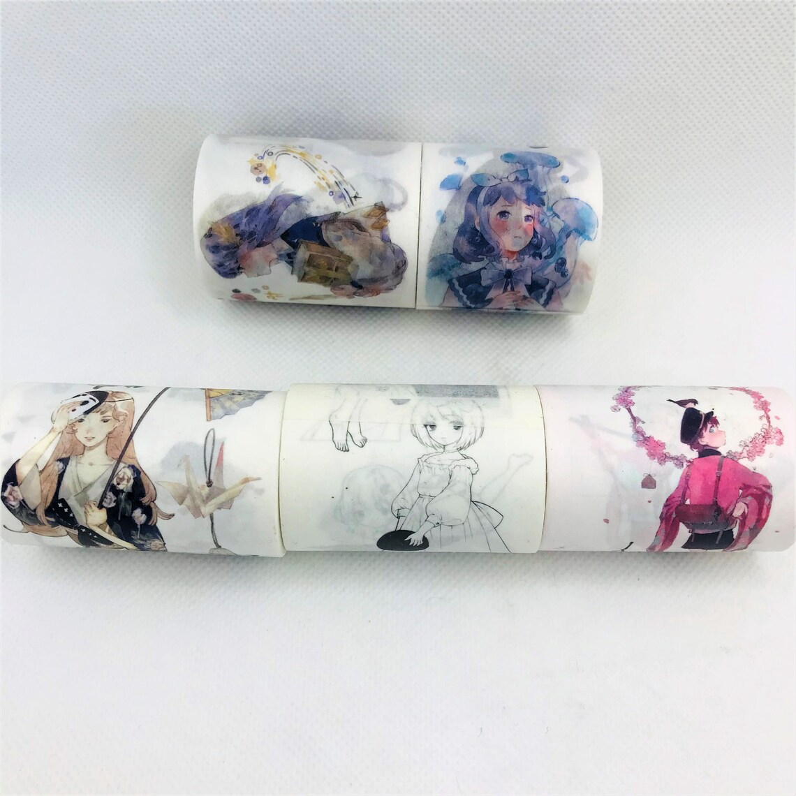 4 Designs. DIY. Washi Tape. Anime. Kawaii. Boy. Girl. Graduate School ...
