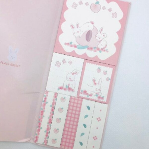 Rabbit Sticky Notes - Etsy